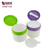 China SRS1 120g 150g Injection Custom Color Plastic PP PCR Recycled Cream Jar Container Packaging for sale