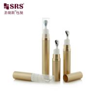 China A0035 7.5ml 10ml 15ml Injection PP PCR Recycled Plastic Bottle With Zinc Alloy Applicator For Eye Serum for sale