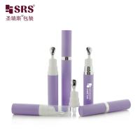 China A0035 7.5ml 10ml 15ml Cosmetic Packaging Eye Care Gel Plastic Airless Snap On Pump Bottle Applicator for sale
