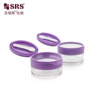 China PETG003 100g 120g 150g 200g 250g Clear Thick Wall Jar Container For Hair Masks Flip Cap With Spoon for sale