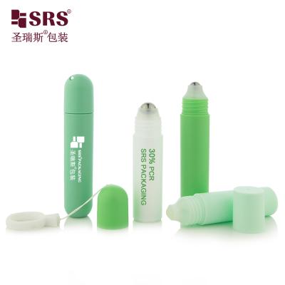 China RPPF RPPG 20ML 25ML PP Dome Cap PCR Roll On Bottle For Deodorant Serum Gel Applicator Wholesale No Leakage for sale