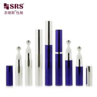 China A0031 5ml 10ml 12ml 15ml AS PP Airless Roller Steel Ball Bottle For Serum Gel Screw Pump Applicator Customization Wholesale for sale