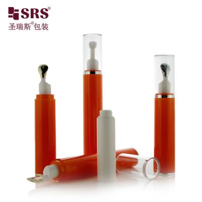 China AY007 10ML 15ML  Airless AS Plastic Roller Ball Metal Applicator Bottle Packaging Custom Color for sale
