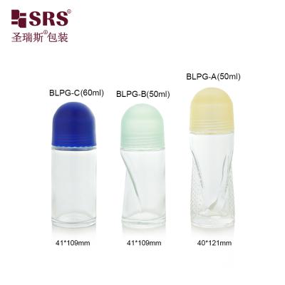 China Empty Glass Roll On Bottle for sale