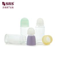 China BLPG-C 60ml Wholesale Empty Clear Glass Roll On Deodorant Bottle Packaging Factory Manufacturer for sale