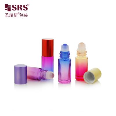 China BLPM-5ML SRS Wholesale Clear Transparent Mold Thick Wall Hard Glass Roll On Bottle For Essential Oil No Leakage for sale