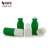 China RPPC1-60ML Anti-Itch Gel Massage Roller Ball Bottle Print Logo CRC No Leakage Green Packaging for sale
