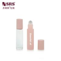 China BLPM-10ML Semi-Transparent Round Thick Wall Glass Roller Perfume Bottle Container No Leakage for sale