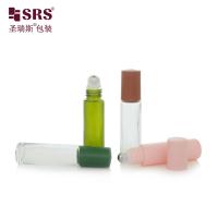 China BLPM-10ML Semi-Transparent Round Thick Wall Glass Roller Perfume Bottle Container No Leakage for sale