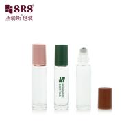 China BLPM-10ML Semi-Transparent Round Thick Wall Glass Roller Perfume Bottle Container No Leakage for sale