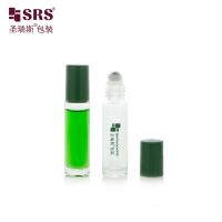 China BLPM-10ML Injection Custom Color  Glass Roll-On PP Cap Painted Roller Steel Ball Bottle For Hair Essence Fragrance for sale