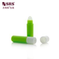China SRS packaging wholesale 2ml screw cap plastic roll on bottle with metal ball for sample for sale