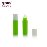 China SRS packaging wholesale 2ml screw cap plastic roll on bottle with metal ball for sample for sale