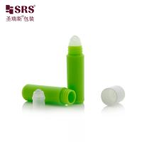 China SRS packaging wholesale 2ml screw cap plastic roll on bottle with metal ball for sample for sale