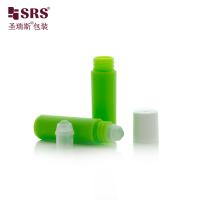 China SRS packaging wholesale 2ml screw cap plastic roll on bottle with metal ball for sample for sale
