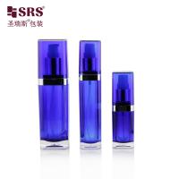 China L051 suqare shape L051 15ml 30ml 60ml 120ml clear plastic hand soap bottle for sale
