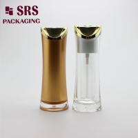China L092 black white luxury 15ml 30ml 50ml bottle lotion pump for sale
