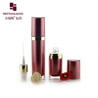 China L040 15ml 30ml 60ml 120ml luxury oval shape empty acrylic plastic bottle for sale