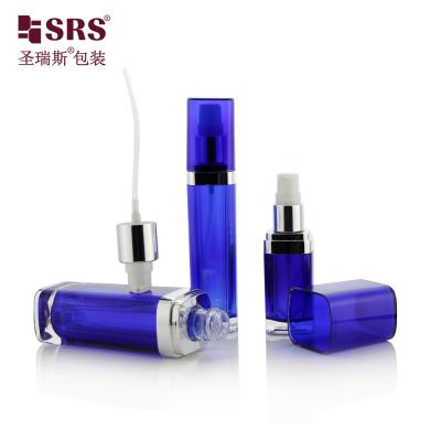 China L051 SRS China Manufacture Acrylic Cosmetic 15ml 30ml 60ml 120ml Plastic Lotion Bottle with lid for sale