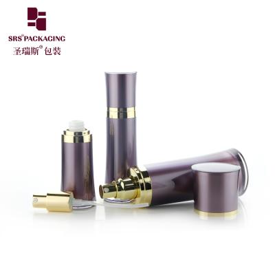 China L094 SRS China Supplier luxury empty black skin care products container acrylic lotion bottle for sale