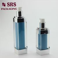 China L052 Shengruisi packaging L052-30ml 50ml 80ml 120ml acrylic square cosmetic lotion bottle for sale