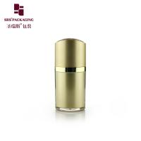 China L104 SRS empty luxury cosmetic bottle 30ml 60ml 120ml plastic eye shape black acrylic container for sale