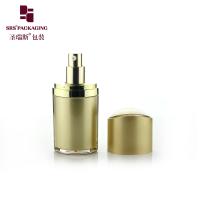 China L104 SRS empty luxury cosmetic bottle 30ml 60ml 120ml plastic eye shape black acrylic container for sale
