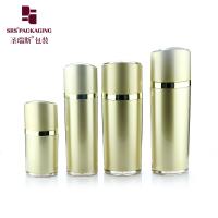 China L104 SRS empty luxury cosmetic bottle 30ml 60ml 120ml plastic eye shape black acrylic container for sale
