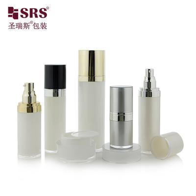 China Shengruisi packaging L021-15ml 30ml 50ml 80ml 120ml empty acrylic lotion bottle for sale