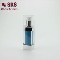 China Shengruisi packaging L052-15ml 30ml 50ml 100ml luxury Square Plastic lotion pump Bottle for sale