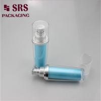 China L041 luxury white lotion bottle with golden shoulder ,foundation pump bottle for sale