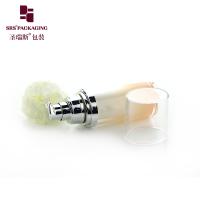 China L041 luxury white lotion bottle with golden shoulder ,foam pump bottle for sale
