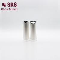 China black special shape 15ml 30ml 50ml acrylic lotion round bottle for sale