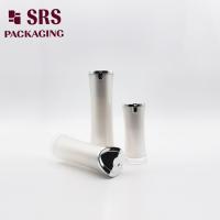 China black special shape 15ml 30ml 50ml acrylic lotion round bottle for sale