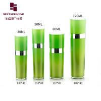 China L030 China manufacturer luxury painting color acrylic bottle for lotion for sale