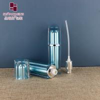 China L059 Shengruisi Newest Design empty square metalized Acrylic Luxury Pump Skincare Lotion Bottle for sale