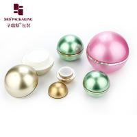 China J010 ball shape designer plastic jars for cosmtic for sale