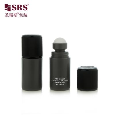 China RPPC1-60ML Man Series Antiperspirant Gel Roller Ball Bottle With CRC Plastic Bottles Wholesale for sale