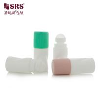 China RPPB1-50ML Unique Shape Empty Wholesale Customization Color Matte Riibbed CRC Child Resistant Cap Roll On Bottle For Antiperspirant for sale