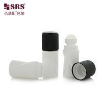 China RPPB1-50ML Unique Shape Empty Wholesale Customization Color Matte Riibbed CRC Child Resistant Cap Roll On Bottle For Antiperspirant for sale