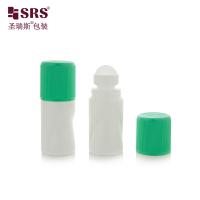 China RPPB1-50ML Unique Shape Empty Wholesale Customization Color Matte Riibbed CRC Child Resistant Cap Roll On Bottle For Antiperspirant for sale