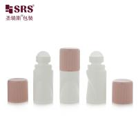 China RPPB1-50ML Unique Shape Empty Wholesale Customization Color Matte Riibbed CRC Child Resistant Cap Roll On Bottle For Antiperspirant for sale