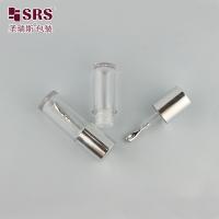 China G1185 Skincare Empty Clear Plastic Round Makeup Cute Lipgloss Tube Cosmetic Packaging for sale