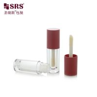 China G1139 Injection Color Screw Cap Transparent Plastic Lipgloss Tube Container Customization Cute Cylinder for sale