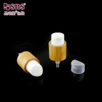 China N24 Bamboo Collar With Lotion Pump For 100ml Glass Bottle for sale