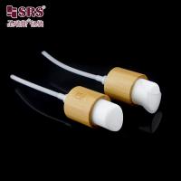 China N24 Bamboo Collar With Lotion Pump For 100ml Glass Bottle for sale