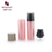 China SRSA404 15ml 30ml 50ml Double Wall Clear AS Plastic Cosmetic Lotion Foundation Bottle Customized for sale