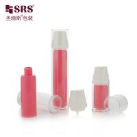 China SRSA404 15ml 30ml 50ml Double Wall Clear AS Plastic Cosmetic Lotion Foundation Bottle Customized for sale