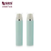 China SRSA404 15ml 30ml 50ml Double Wall Clear AS Plastic Cosmetic Lotion Foundation Bottle Customized for sale