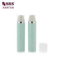 China SRSA404 15ml 30ml 50ml Transparent AS Plastic Airless Bottle For Facial Gel Serum Packaging for sale